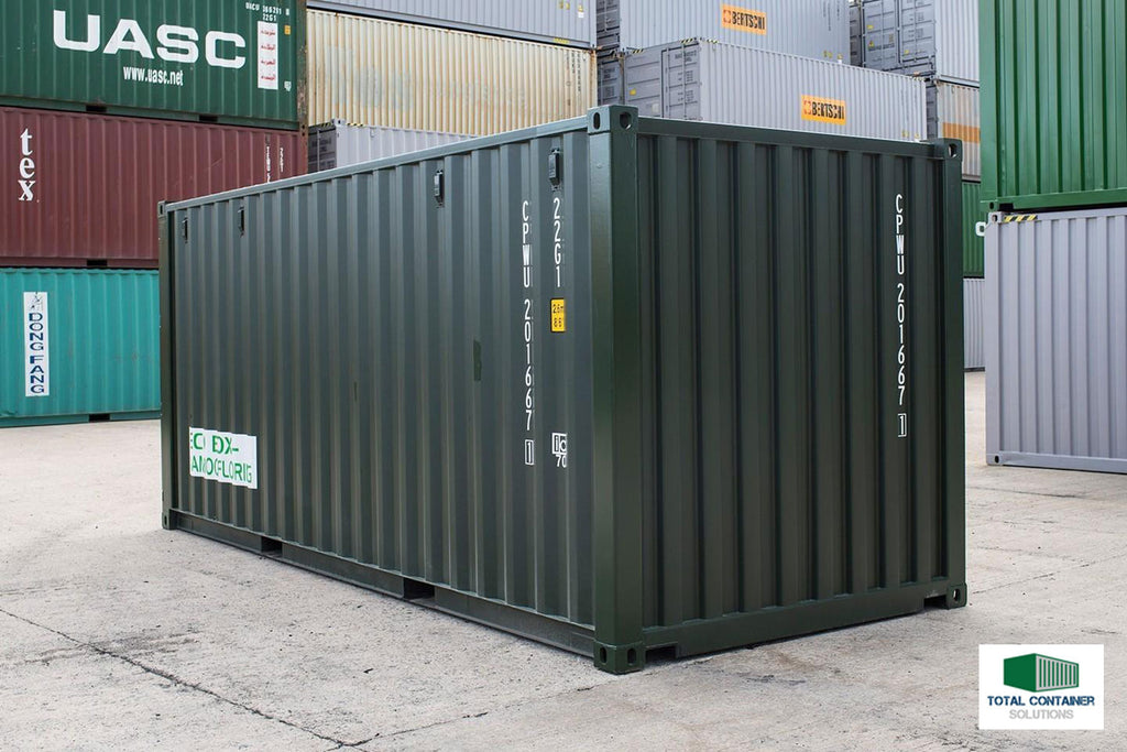 30ft Container Coating with Spray Gun – Total Container Solutions